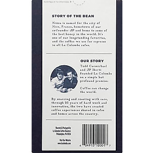 La Colombe Nizza Medium Roast Whole Bean Coffee - 12 Ounce, 4 Pack - Notes of Milk Chocolate, Nuts & Browniewith a Honey-Sweet Roasted Nuttiness