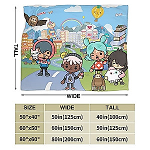 Ultra Soft Micro Fleece Blanket Throw Fuzzy Lightweight Hypoallergenic Plush Fashion Print Blanket