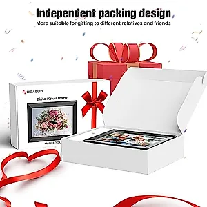 Frameo 10.1 Inch WiFi Digital Picture Frame, 1280x800 HD IPS Touch Screen Photo Frame Electronic, 32GB Memory, Auto-Rotate, Wall Mountable, Share Photos/Videos via Frameo App from Anywhere 2 Pack