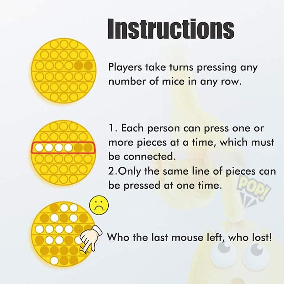 Fidget Sensory Toy Its Pushit Pop Bubble - Rainbow Games, Stress Toys, 3 Packs for Children and Adults Fidget Stress Relief - 3 Shapes Fidget It - Circle Square Octagon