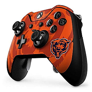 Skinit Decal Gaming Skin compatible with Xbox One Elite Controller - Officially Licensed NFL Chicago Bears Double Vision Design