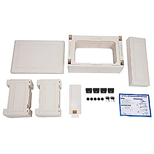 Hteedy 6 Drawer Dresser PP Cabinet Movable Storage Tall Closet Lockable Bedroom Cupboard Tower Closet Drawers Tall Dresser Organizer for Clothes Beige Color