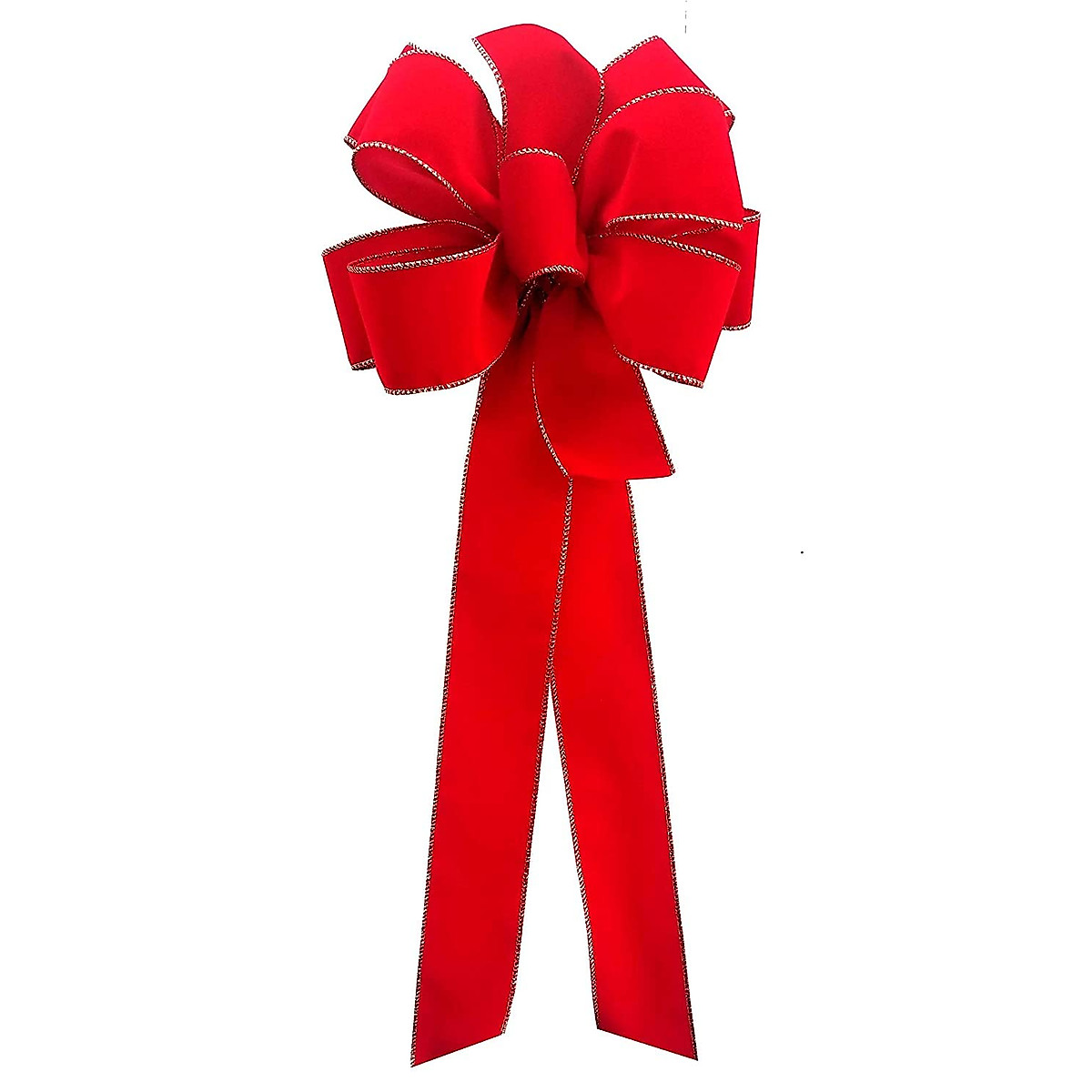36-Pack Christmas Bows | 6.99 Bulk Pack | 10x26" Premium Handmade | Indoor Outdoor Christmas Decor | The Handmade Bow