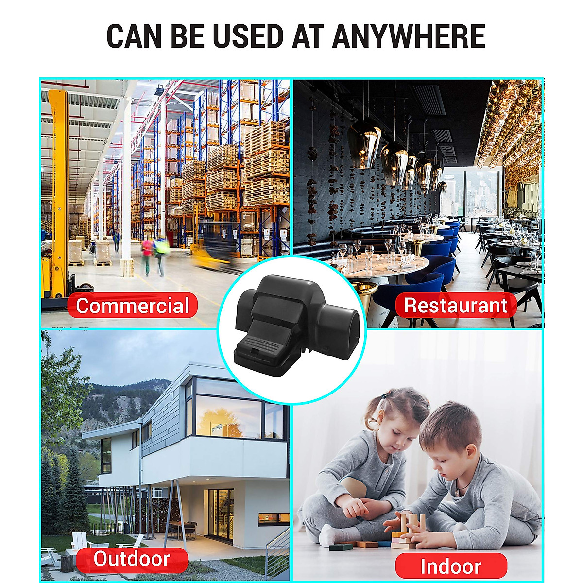 BARLAS Tunneled Safe Pest Control Rat Trap - Humane Dual Entry Traps for Rats and Mice - Rat Snap Traps with Safe Pedal Design - Outdoor Rodent Catcher for Home Office or Restaurants - Pack of 2