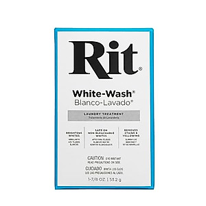 Dye Powdered Fabric Dye, White Wash, 1 7/8-Ounce