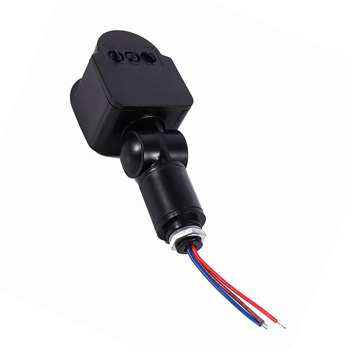 Outdoor 90~250V 180 Degree Infrared PIR Motion Sensor Detector Wall Light Switch Black