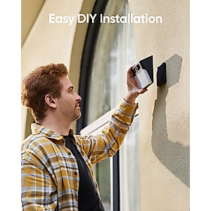 eufy Security Solar Wall Light Cam S120,Solar Security Camera,Wireless Outdoor Camera,2K Camera, Forever Power,Motion Activated Light,AI Detection,IP65 Waterproof,Spotlight,No Monthly Fee (Renewed）