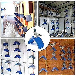 PeSandy Dove Rest Stand, 6PCS Lightweight Pigeons Rest Stand Bird Perches for Dove Pigeon and Other Birds, Durable Plastic Pigeon Perches Roost Bird Dwelling Stand Support Cage Accessories