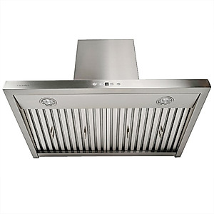 CAVALIERE 30" Wall Mounted Stainless Steel Kitchen Range Hood 462 CFM AP238-PSF-30