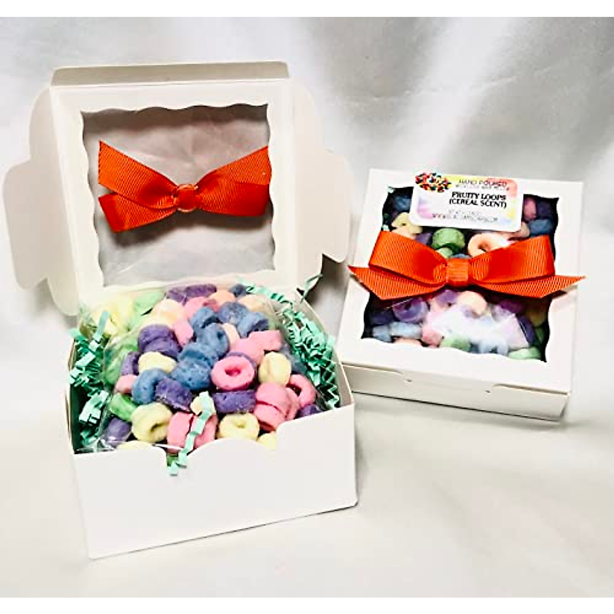 Shaped Wax Melts - Fruity Loops, Wickless Candle Tart, Most Popular Scent, Cereal Scented, Triple Fragrance, Tarts, Realistic, Home Fragrance, Great Gift, Sea Foam Soaps & Scents (Large-Gift Box)
