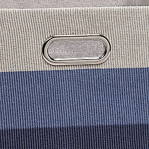 Lambs & Ivy Blue Ombre Foldable/Collapsible Storage Bin/Basket