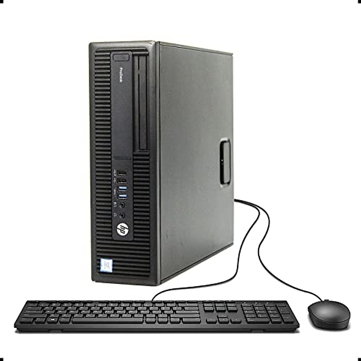HP ProDesk 600 G2 Small Form Factor PC, Intel Core Quad i5 6500 up to 3.6 GHz, 16GB DDR4, 1TB SSD, WiFi, BT 4.0, VGA, DP, Win 10 Pro 64-Multi-Language Support English/Spanish/French(Renewed)