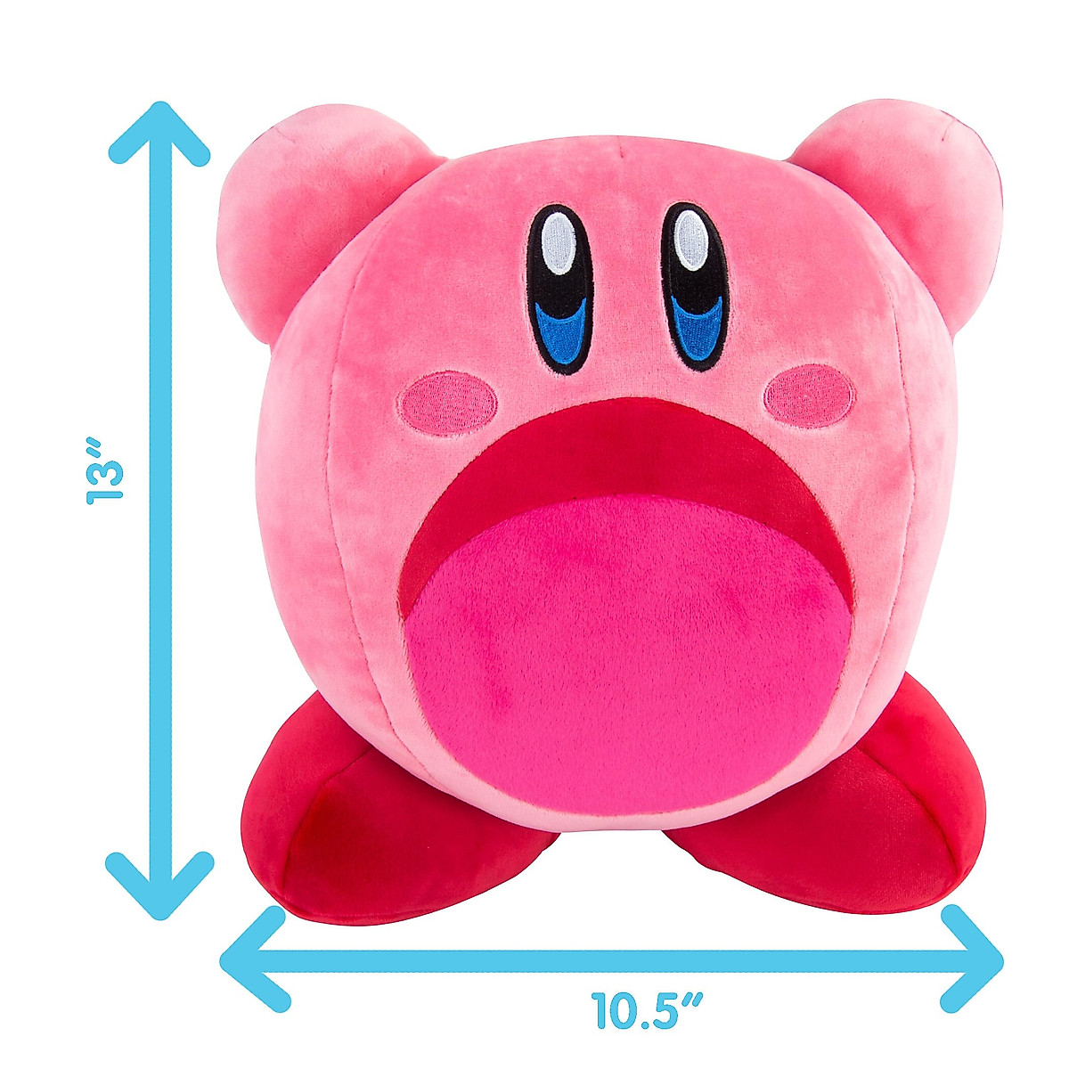 Club Mocchi-Mocchi- Kirby Plushies - Inhaling Kirby Plushie - Squishy Kirby Toys - Collectible Kirby Figures and Cute Stuffed Animals - Holiday Gifts and Stocking Stuffers for Kids - 15 Inch