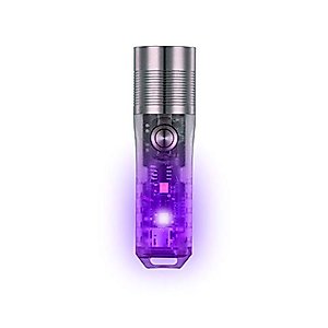 RovyVon A28 LED Flashlight with Red and White Side Light,1000 Lm Rechargeable,Water Resistant,EDC Pocket Flashlight,Ideal Gift for Camping,Daily Use,Holiday,Xmas