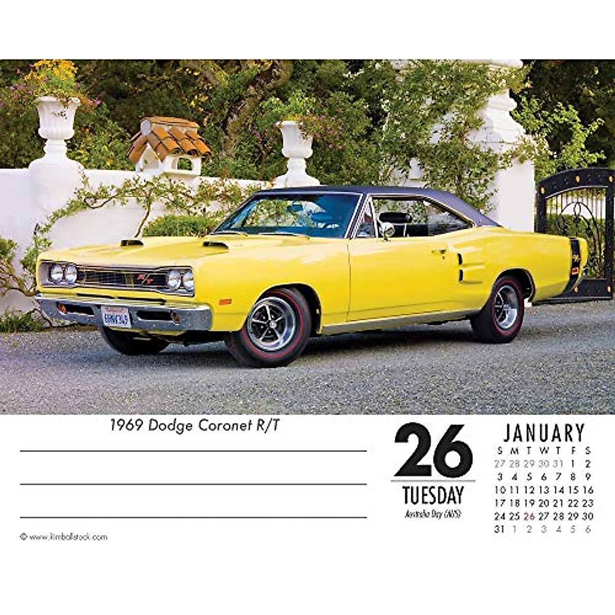 Classic Cars & Trucks 2021 Box Calendar