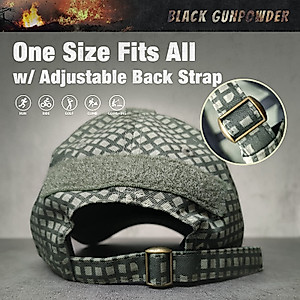 Black Gunpowder Tactical Camo Baseball Cap Tactical Operator Collection Patch Hunting Outdoor Activities (Tiger Stripe)