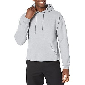 Jerzees --Men's NuBlend Fleece Sweatshirts, Hoodie-Heather Grey, Large