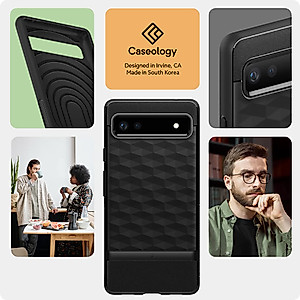 Caseology Parallax Compatible with Google Pixel 6a Case 5G (2022) - Matte Black