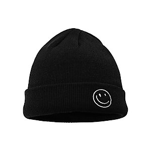 CLAPE Beanie Winter Warm Watch Cap Ski Caps Embroidery Fisherman Activewear Short Ski Caps