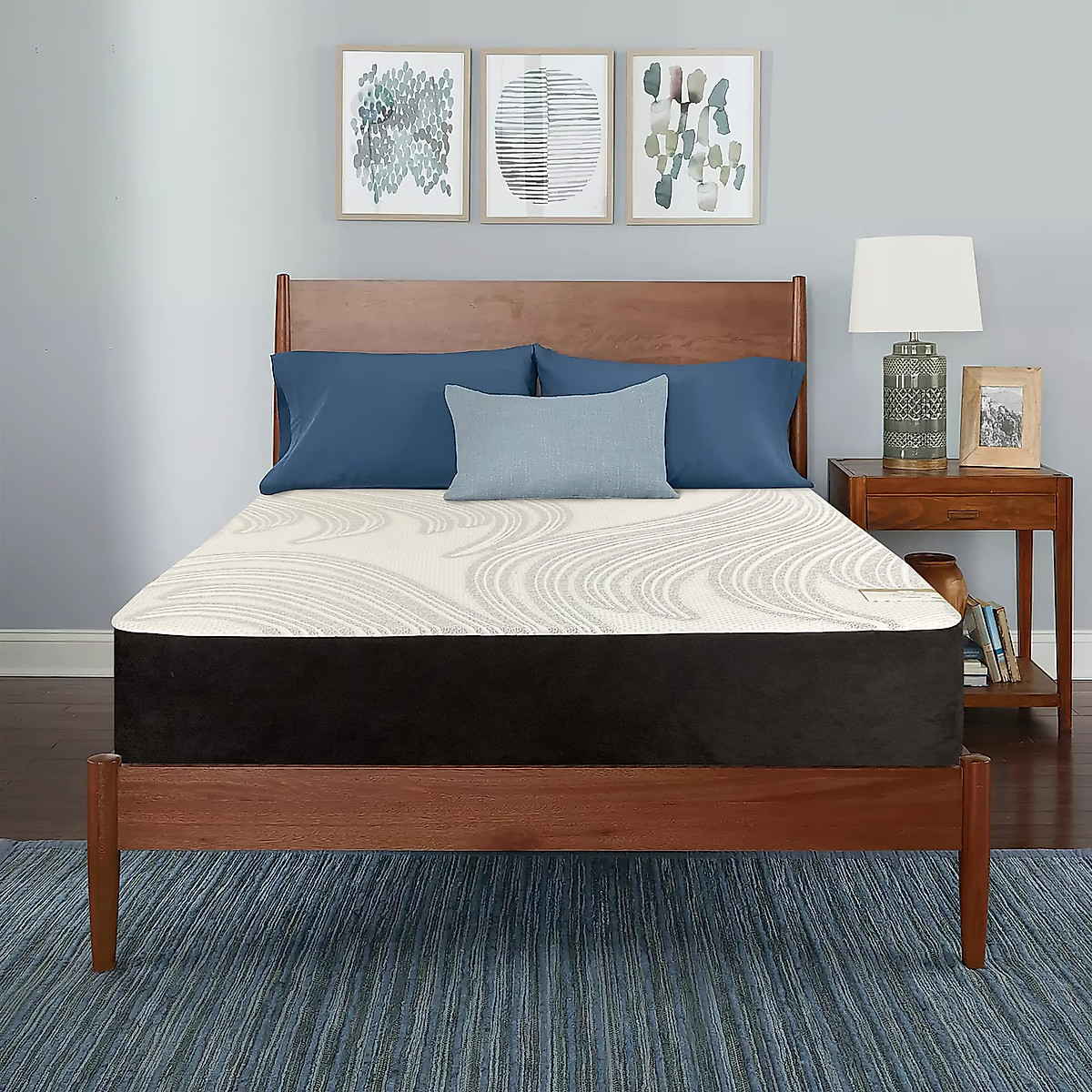 Spinal Solution 10" Plush Memory Foam Mattress, Gel Bed Mattresses for Ultimate Comfort, Help Maintain Sleeping Position and Posture, Complete Body Support at Every Side, Full XL