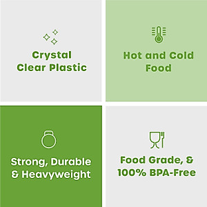 [300 Pack] Heavyweight Disposable Clear Plastic Forks