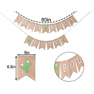 Taco Bout Love Burlap Banner - Taco Bout Love Couples Bridal Shower, Taco Bar Sign, Taco Burlap Banner, Fiesta Bachelorette Party Banner, Fiesta Bridal Shower Decorations, Mexico Bachelorette Theme