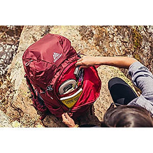 Gregory Mountain Products Kalmia 60 Backpacking Backpack, Bordeaux Red, XS/SM Plus (139219-1126)