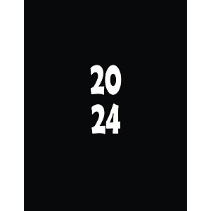 2024 Agenda Semainier: Organisateur simple et pratique -idéal pour prendre de notes-1 semaine sur 2 pages: avec planification mensuelle - Planner 2024 ... Personnel et Professionnel (French Edition)