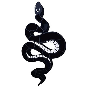 COUNTOOZQ Creative Floating Shelves Snake Shape Wall Decor Wood Wall Shelves Decorative Wall Hanging Crystal Display Shelf for Crystal Stones Chakrastones Mineral Rocks,A