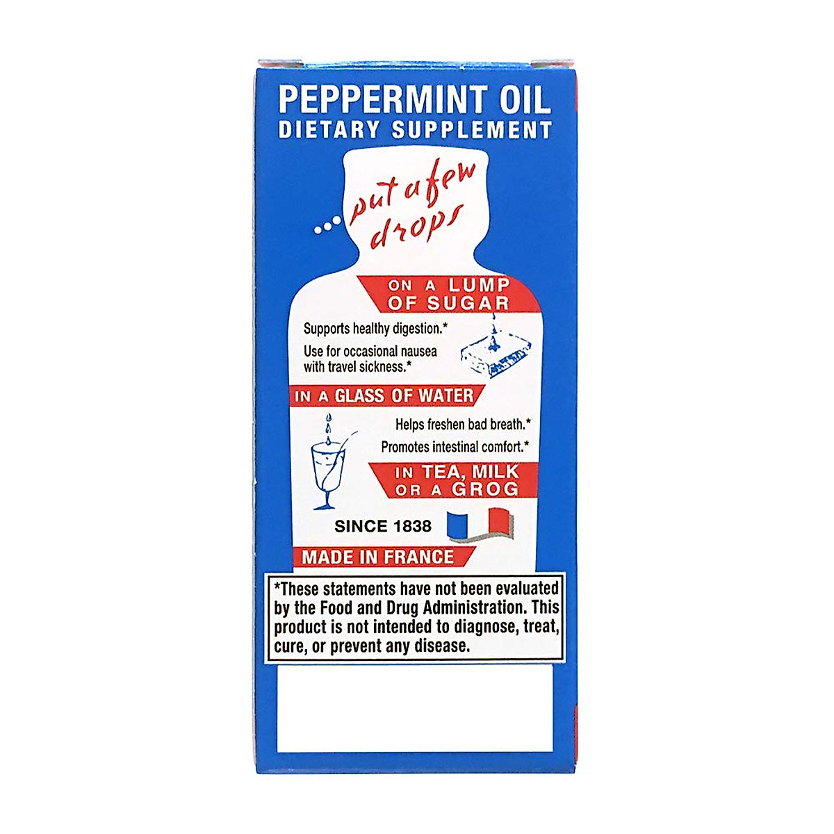 Ricqles Peppermint Oil Dietary Supplement (Supports Healthy Digestion, Intestinal Comfort) (1.69 fl. oz) (3 Bottles)