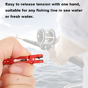 YUNNLEZT 10Pcs Heavy Tension Downrigger Release Clips for Offshore Fishing, Planer Board, Weight, Kite