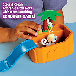 Crayola Scribble Scrubbie Safari Animals Tub Set, Color & Wash Creative Toy, Gift for Kids, Age 3, 4, 5, 6