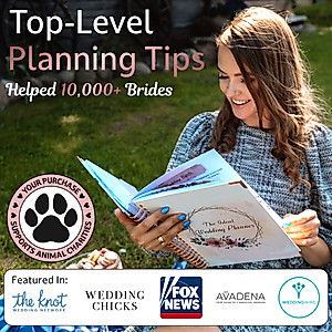 Wedding Planner Book Rose Gold - Ideal Bridal Planning Journal Set with Checklists, Undated Calendar, Accessories, Luxury Box & Online Tools - Perfect Future Mrs Gifts