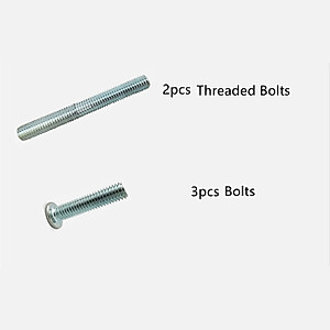 SHENGOCASE 4-Pack Cat Tree Replacement Post 13.8" L, 3.15" Ø Pole with M8 Bolt, Cat Tower Relacement Post, DIY Cat Scratching Post Replacement Part Pole