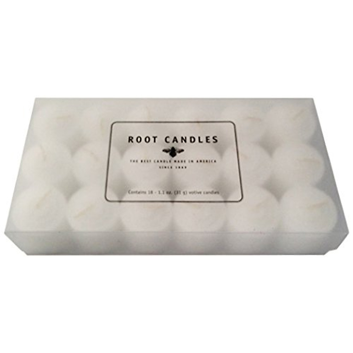 Root 18 Count Unscented 10 Hour Votive Candles