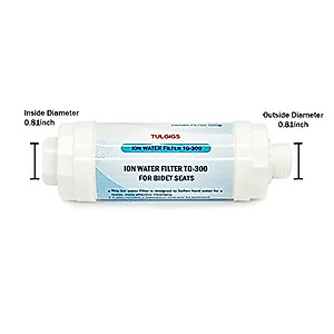 TULGIGS ION Filter TG300 - Premium Bidet Water Filter Set for Electronic Bidet Toilet Seats (2Pieces)