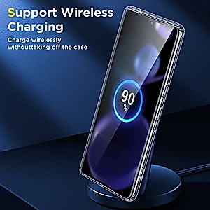 Humixx Crystal Clear Designed for Google Pixel 7 Pro Case [Non-Yellowing] [8 FT Military Drop Protection] Slim Fit Yet Protective Shockproof Bumper with Airbag Case Cover 6.7 Inch- Crystal Clear