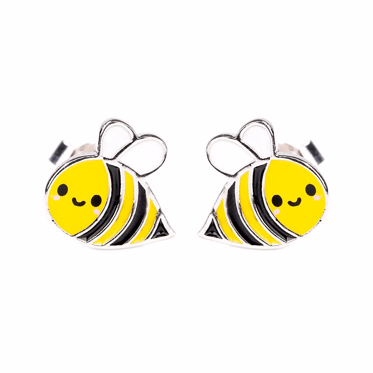 Cute Kawaii Earrings Bee Stud Earrings for Women Jewelry