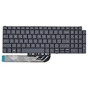 Replacement Keyboard for Dell inspiron 15 3501 3502 3505 5502 5505 5508 5584 5590 5593 5594 5598, inspiron 15 7501 7506 7590 7591 7706 7790 Laptop with Backlit Black US Layout