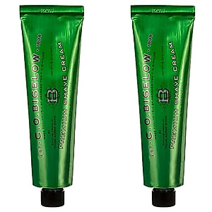 C.O. Bigelow Premium Shave Cream for Men with Eucalyptus and Coconut Oil, 5.2 Ounces, for All Skin Types Pack of 2