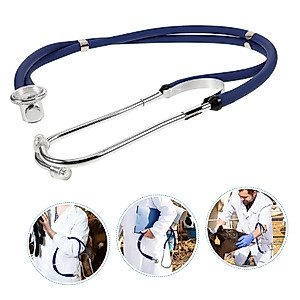 Balacoo Farm Stethoscope Convenient Stethoscope Animals Stethoscope Sturdy Stethoscope Vet Stethoscope Stainless Stethoscope Livestocks Lightweight Stethoscope Sheep Stethoscope