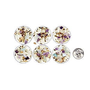 Peaceful Home Candle by New Moon Beginnings - Stress Relief Candle - Energy clearing - All Natural Essential Oil Soy Candle - Crystal Candles (Peaceful Home, 6 Pack Tealights)