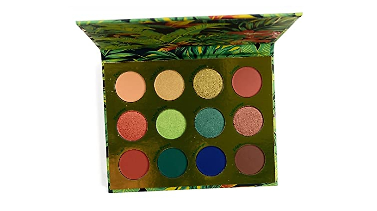 Lush Life Eyeshadow Palette by Colourpop | Vibrant Rainforest Hues
