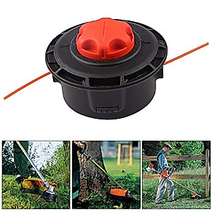 MAMaiuh String Trimmer Head Replacement - Grass Brush Trimmer Head Cutter Fit Replacement Polycut Mower Fitting Garden Compatible withToro 51975 51954 51955 51974 120950010 308923014 (Black)