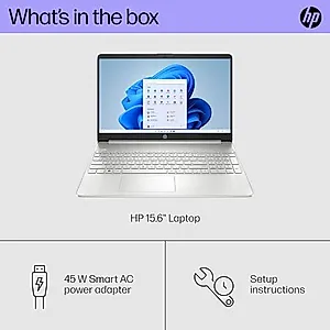 HP Laptop 15-dy2718nr, 11th Generation Intel® Core™ i7-1165G7, Intel® Iris® Xe Graphics, 12 GB DDR4, (15-dy2718nr, silver)
