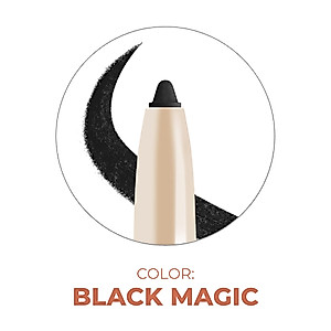 Beauty For Real I-Line 24-7 Eyeliner, Black Magic - Black Matte - Long-Wearing, Waterproof Gel Formula - Safe for Sensitive Eyes & Contact Lens Wearers - 0.01 oz