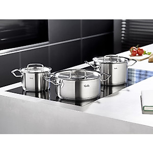 Fissler Original-Profi Collection/Stainless Steel Milk Pot, Butter-Warmer (2.1Qt.,6.2") Cooking Pot – Induction