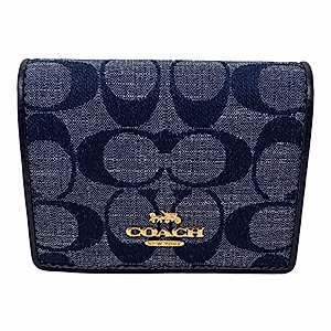 Coach Mini Wallet on a Chain in Signature Chambray Style No. C8667