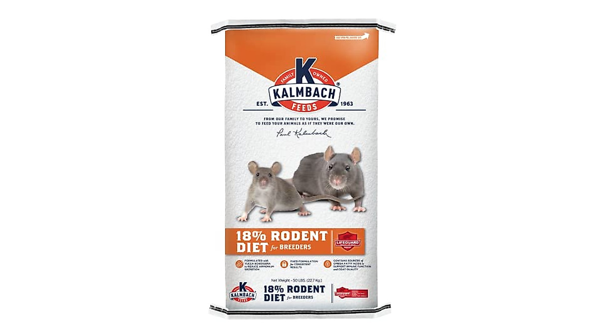 Kalmbach Feeds 18% Rodent Diet | Complete Nutrition