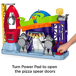 Fisher-Price Imaginext Preschool Toy Disney Pixar Toy Story Pizza Planet Playset & Buzz Lightyear Figure for Pretend Play Kids Ages 3+ Years